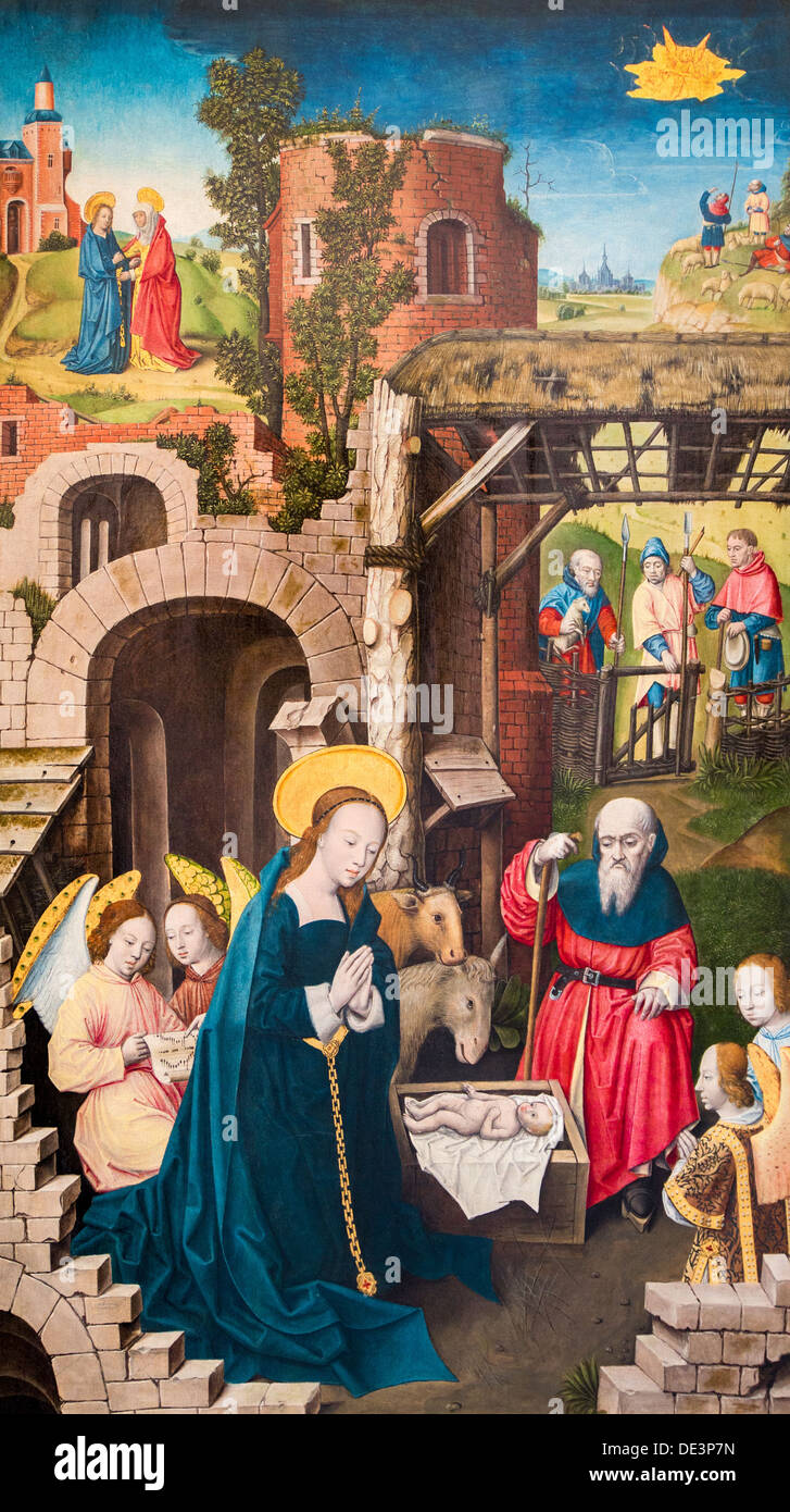 16th century - The Nativity, around 1500 - Master of the Monogram A.H ...
