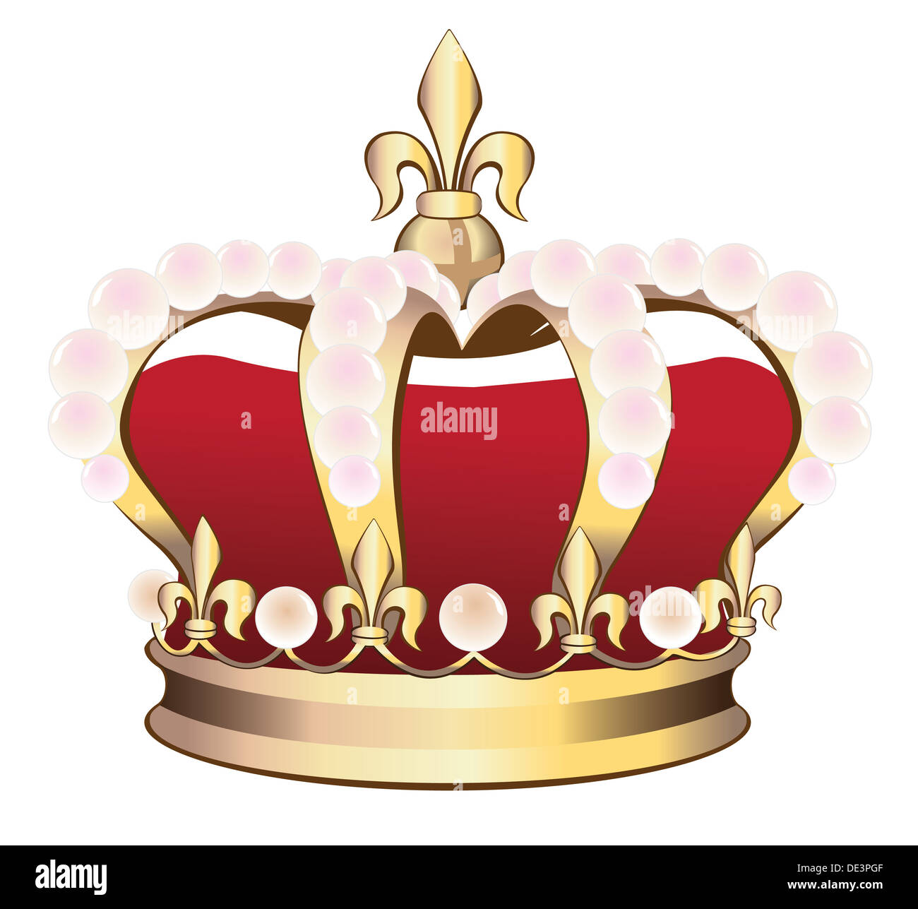 Cartoon royal crown hi-res stock photography and images - Alamy