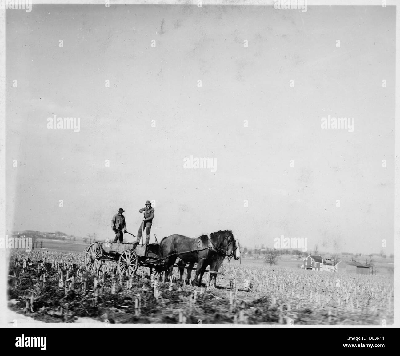 The photograph captures Conservative Mennonites in Lancaster County ...