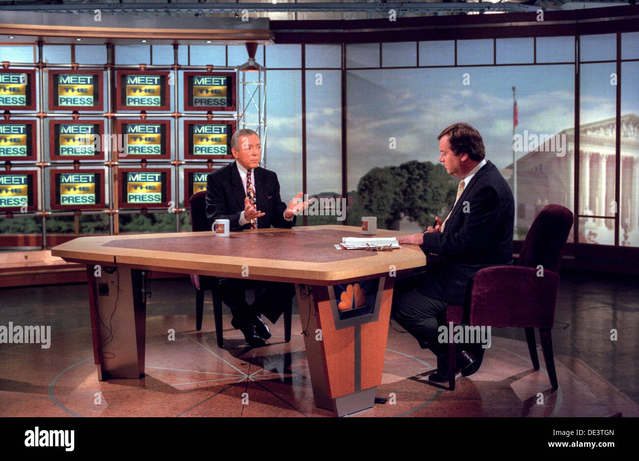 Meet The Press High Resolution Stock Photography and Images - Alamy