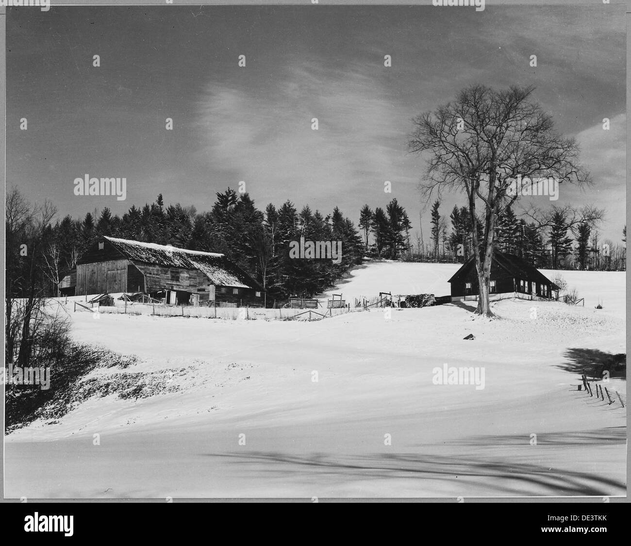 New hampshire the flanders farm is an old one hi-res stock photography ...