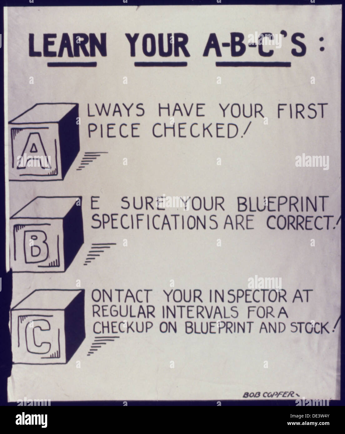 A World War II-era propaganda poster encouraging children to learn ...