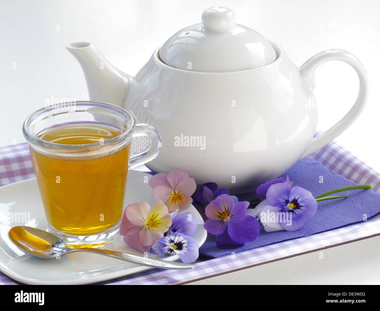 infusion of flowers Stock Photo - Alamy
