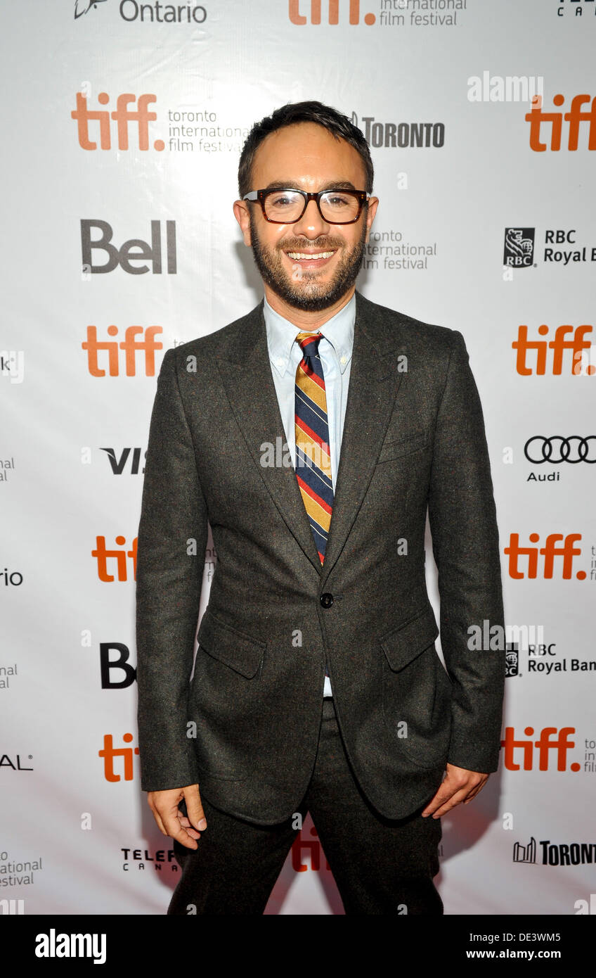 Toronto, Ontario, Canada. 10th Sep, 2013. Filmaker JOHN KROKIDAS ...