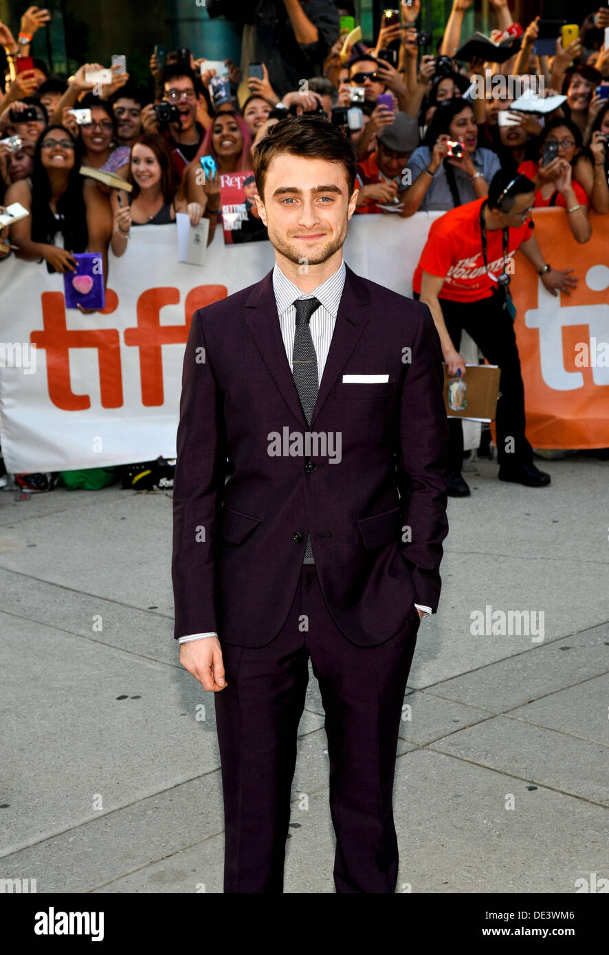 Toronto, Ontario, Canada. 10th Sep, 2013. Actor DANIEL RADCLIFFE ...
