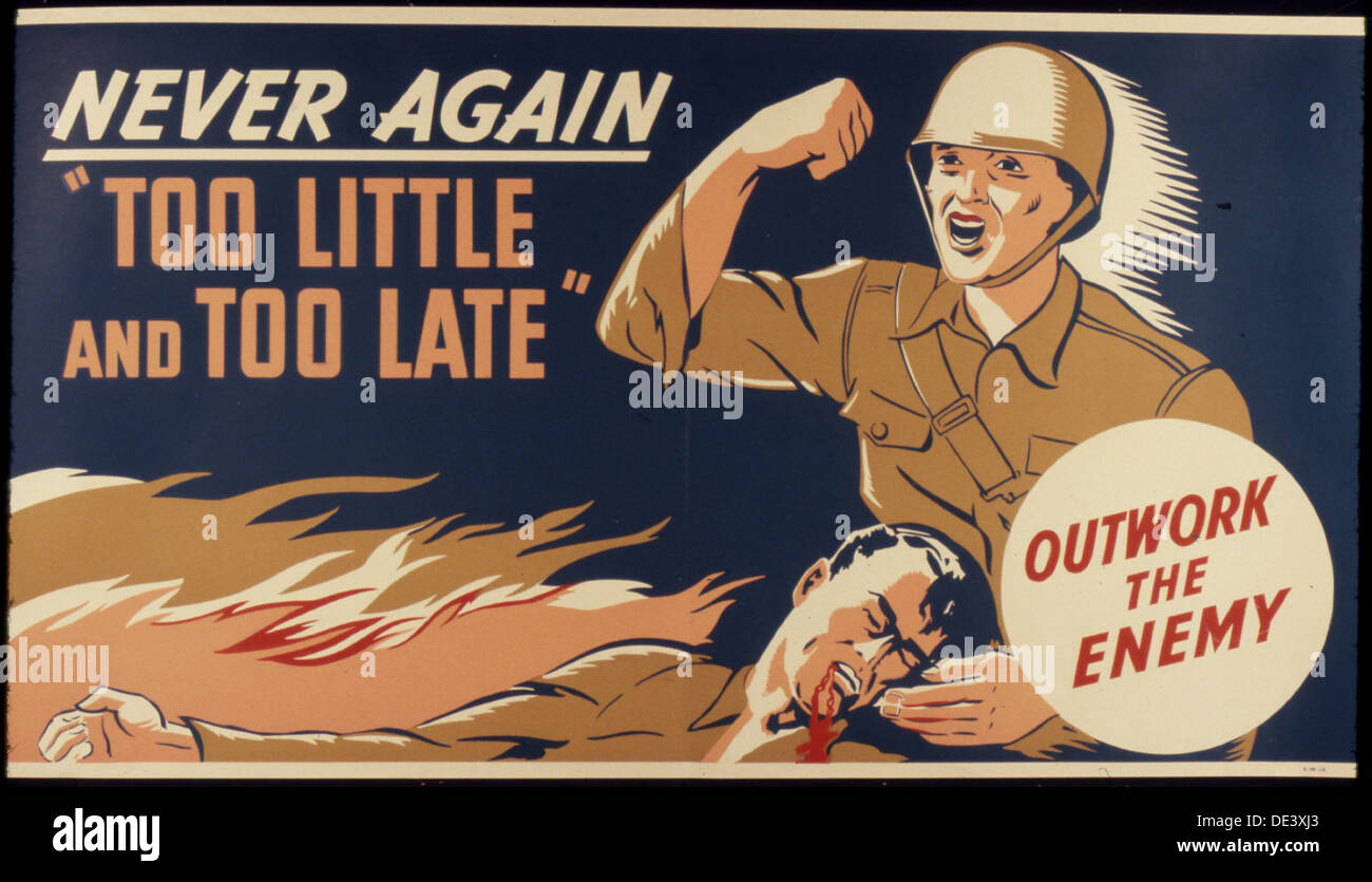 This World War II propaganda poster urges workers to outperform the ...