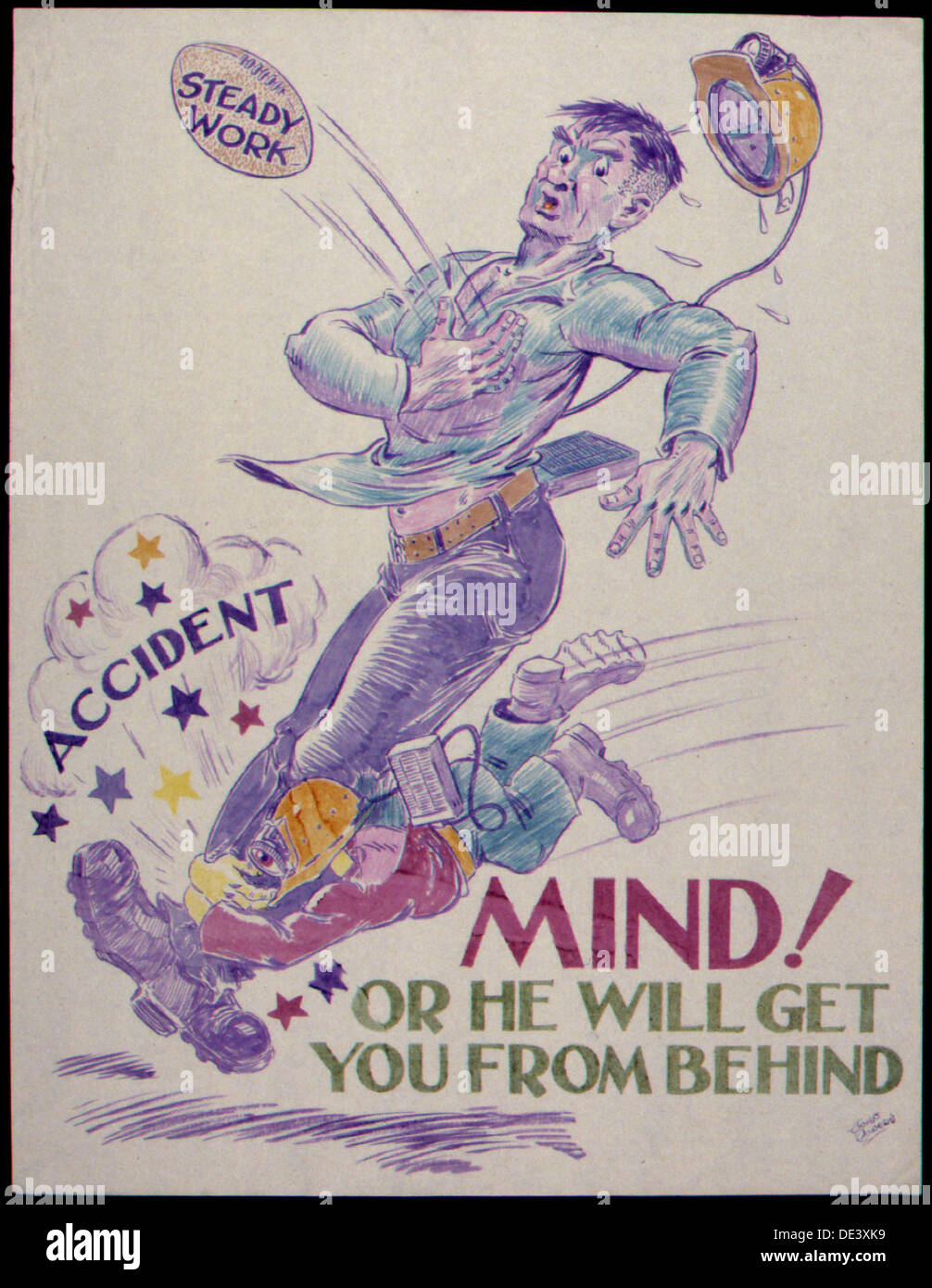 This World War II-era American propaganda poster warns against ...