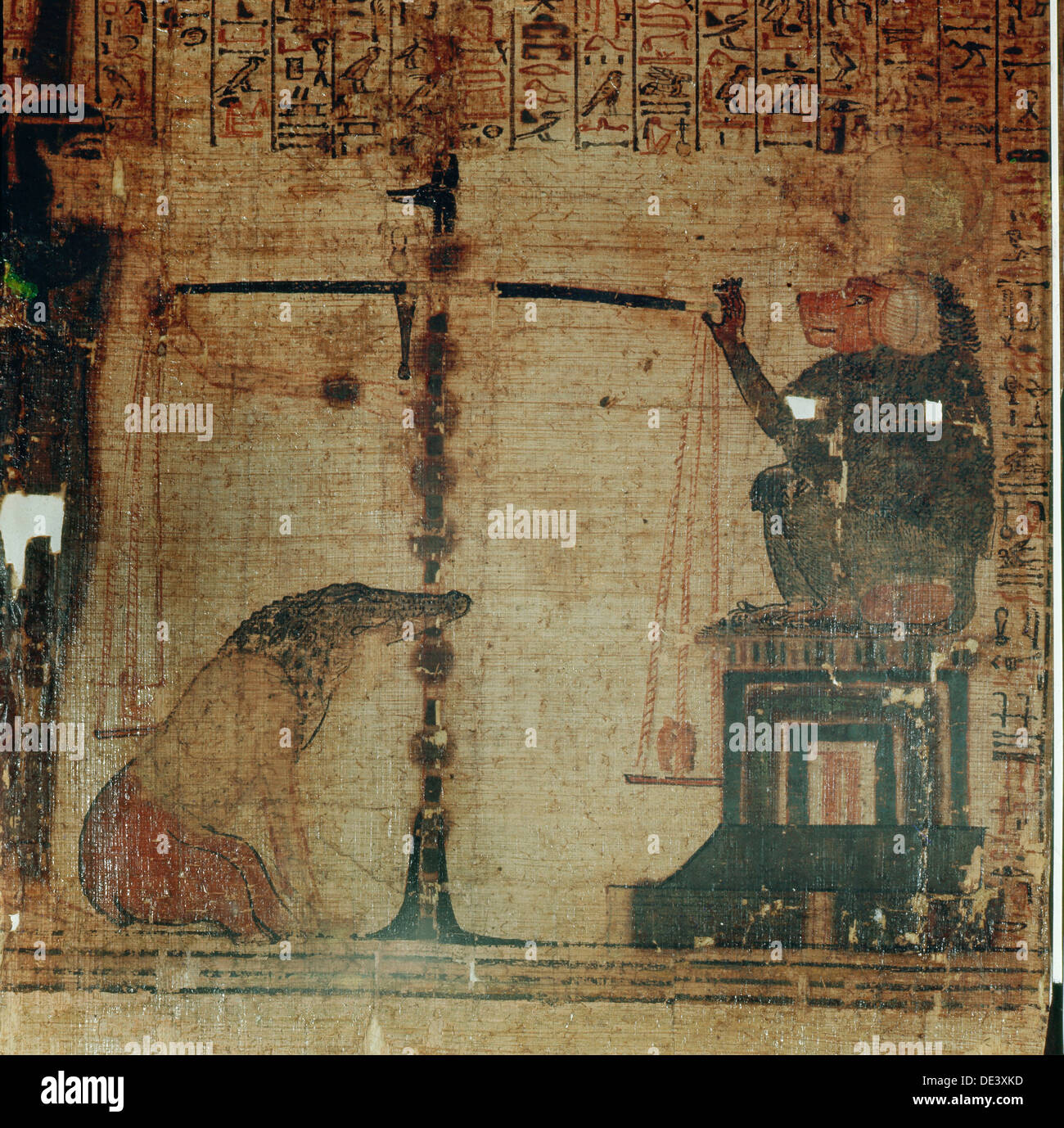 Egyptian book of the dead scales hi-res stock photography and images ...