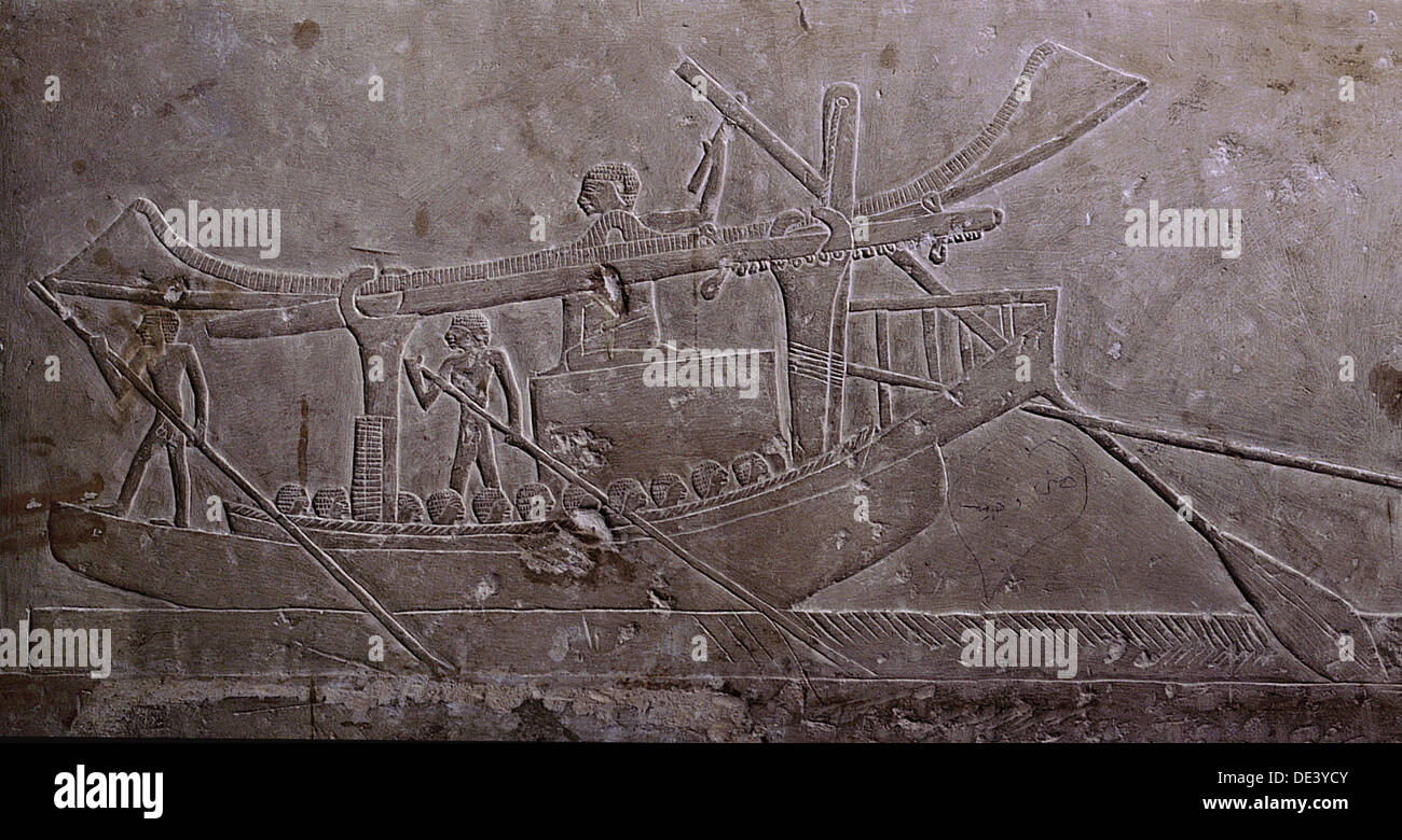 Egyptian Relief Boat High Resolution Stock Photography and Images - Alamy
