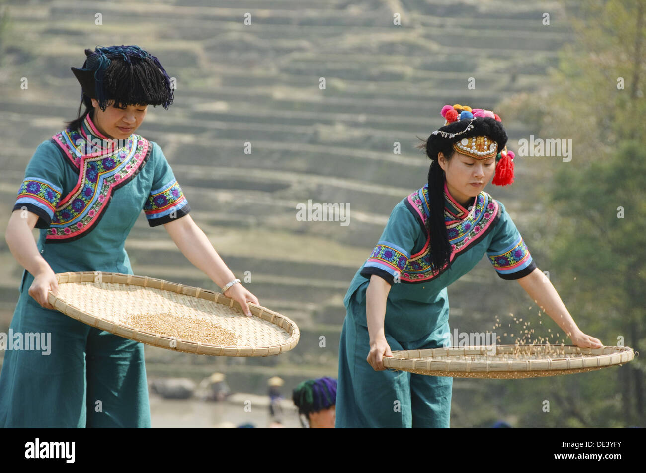 Hill Tribe China Hani High Resolution Stock Photography and Images - Alamy