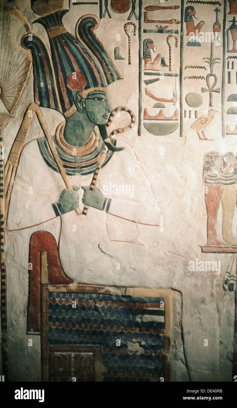 Tomb of nefertari painting hi-res stock photography and images - Alamy