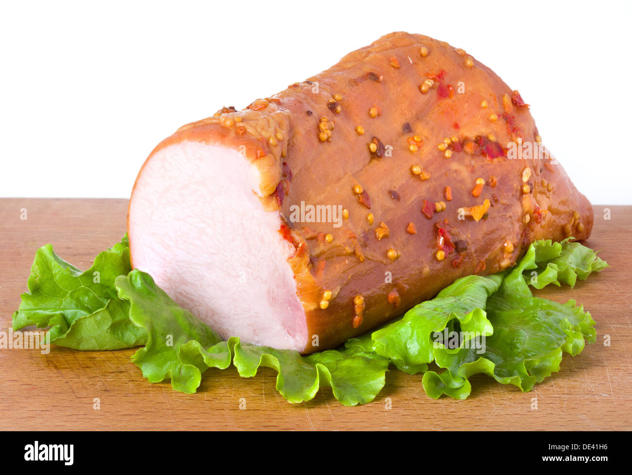 Food isolated ham hi-res stock photography and images - Alamy