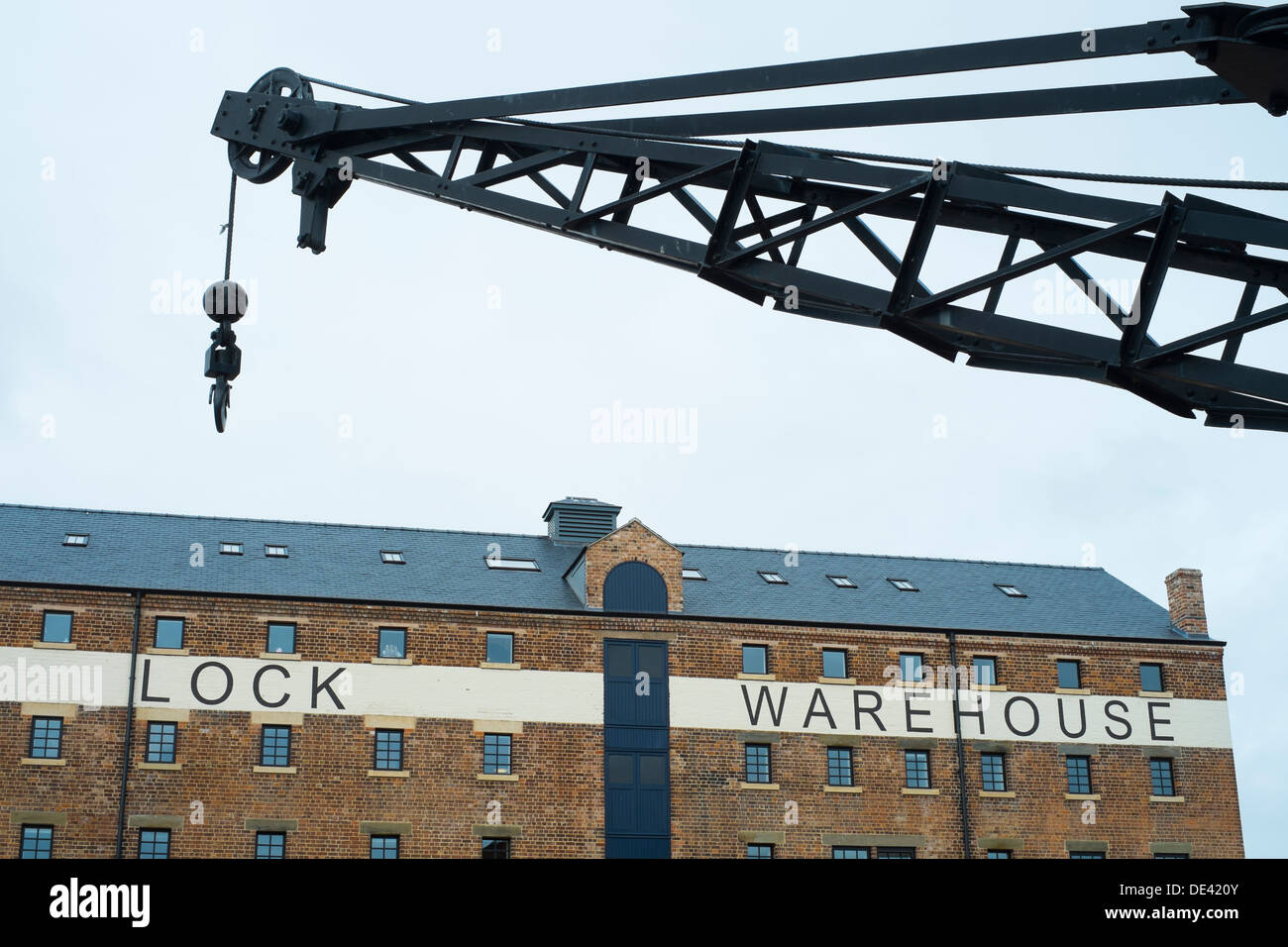 Old warehouse crane hi-res stock photography and images - Alamy