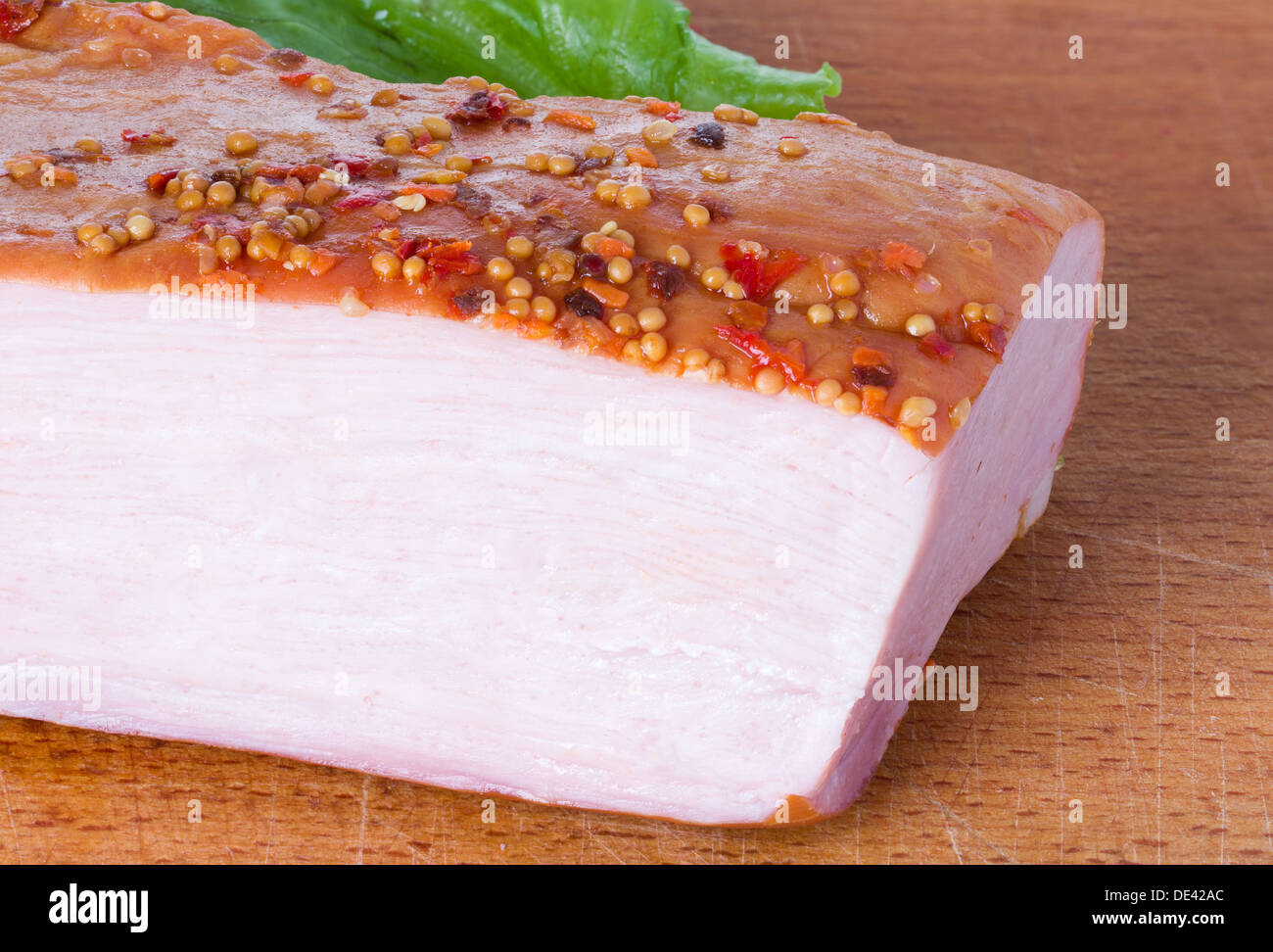Ham slice texture hi-res stock photography and images - Alamy