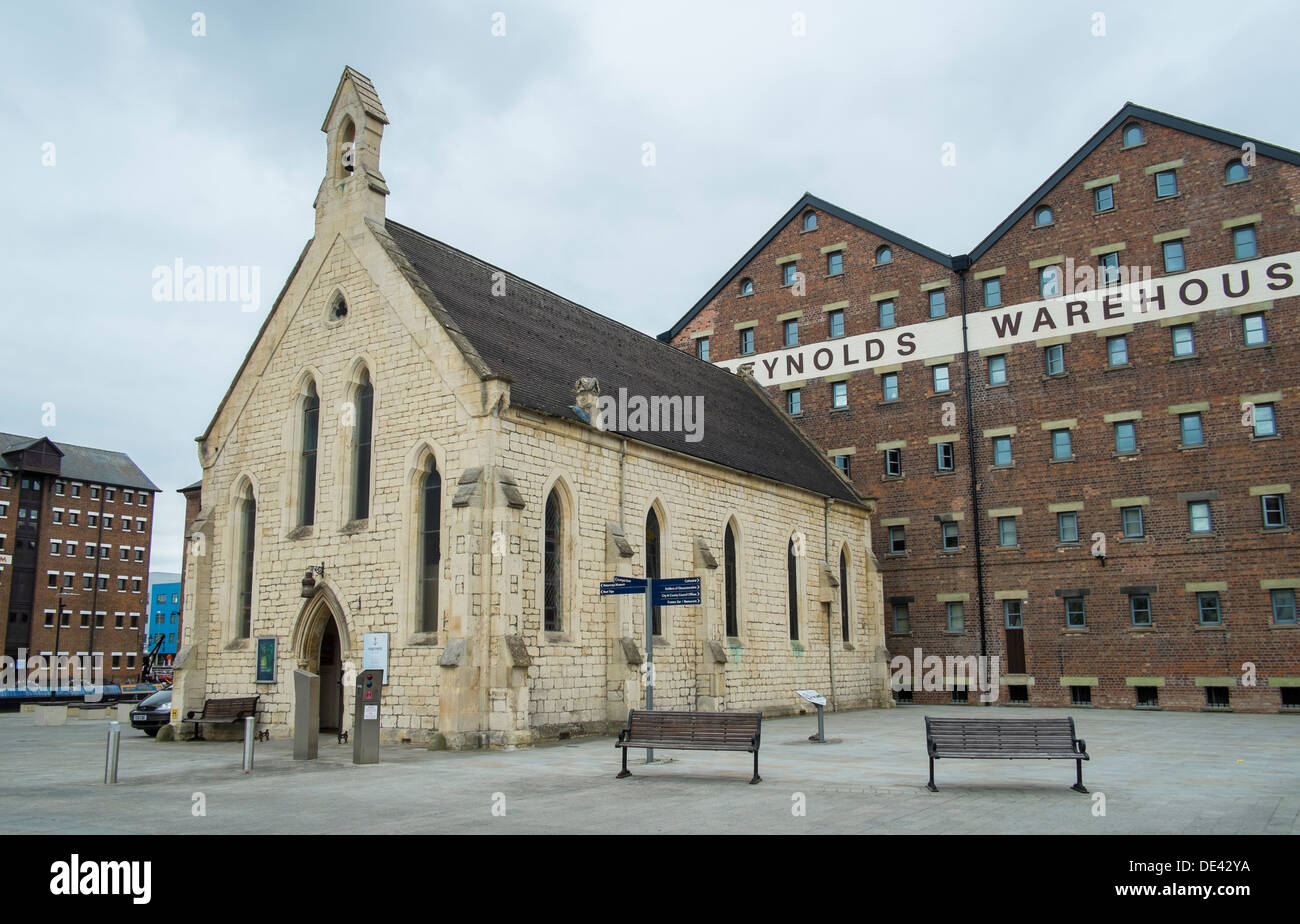 The Mariners Chapel in the Gloucester Docks area of Gloucester, UK ...