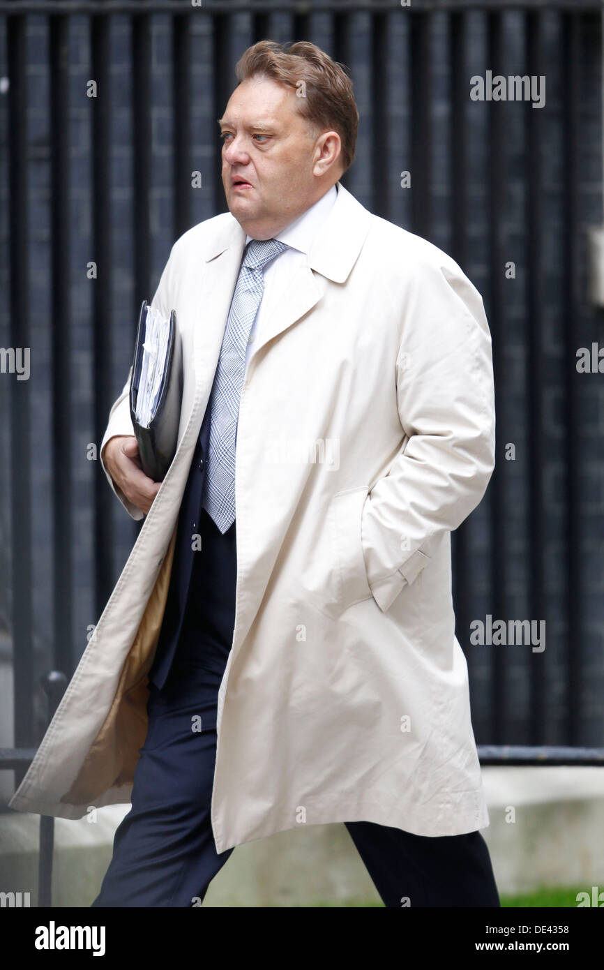 John Hayes MP Minister without Portfolio attends the weekly cabinet ...