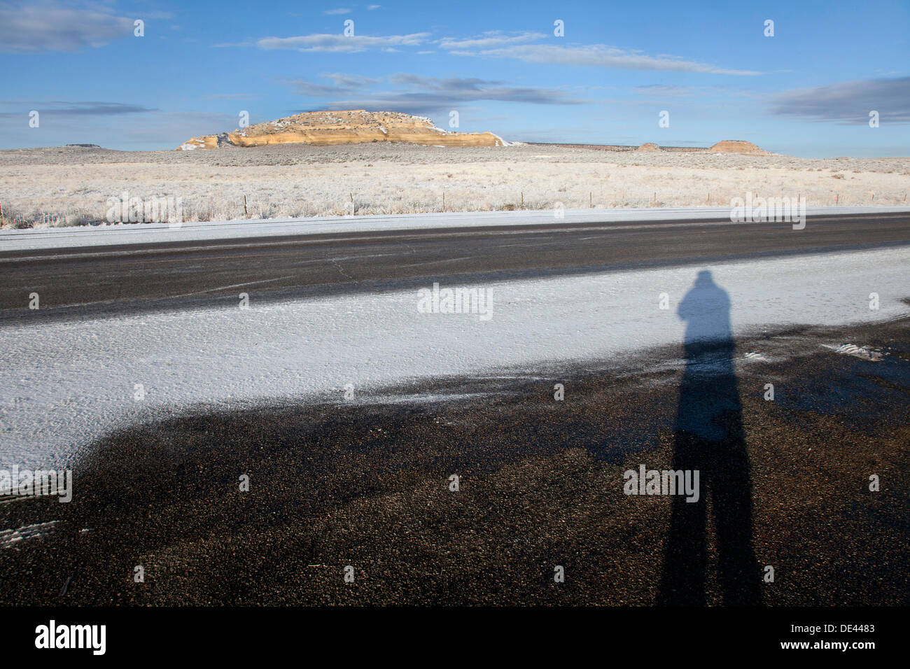 A low mesa along US Highway 191 near Monticello, Utah Stock Photo - Alamy