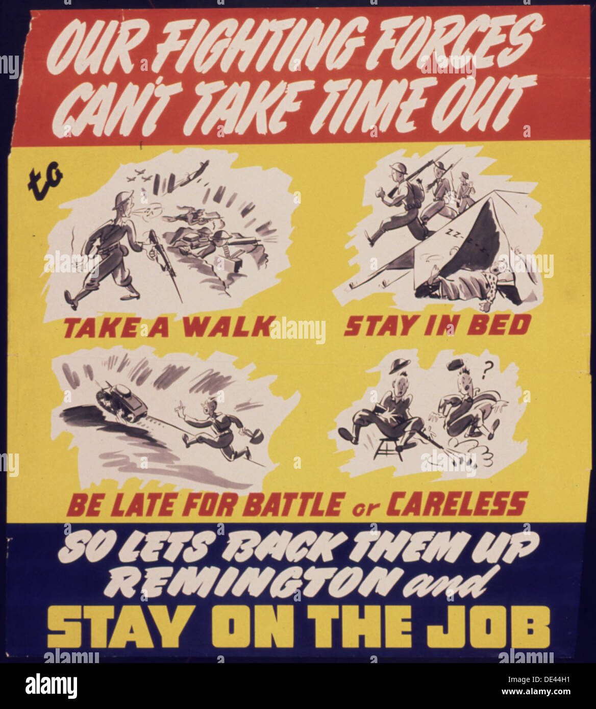 This World War II propaganda poster stresses the need for continuous ...