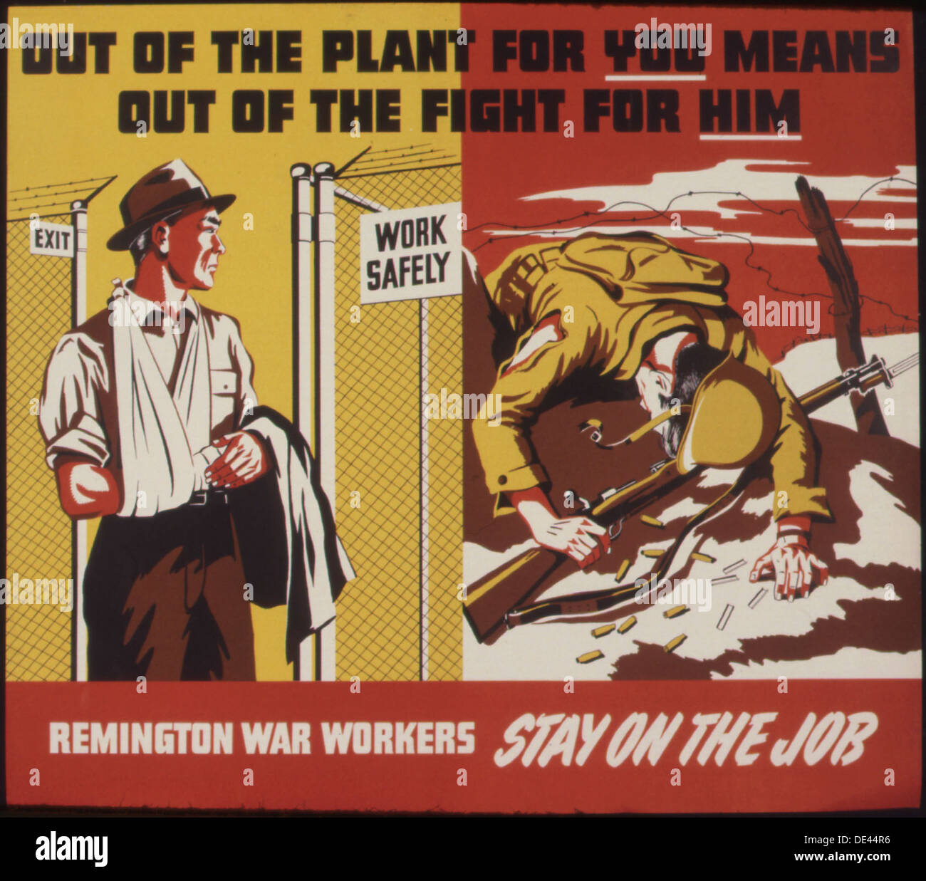 This World War II propaganda poster stresses the importance of ...