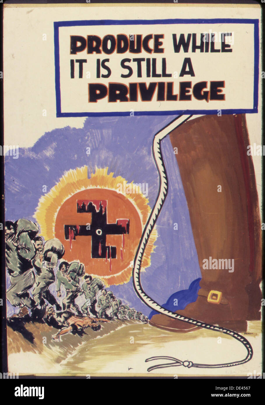 This World War II-era propaganda poster emphasizes the importance of ...