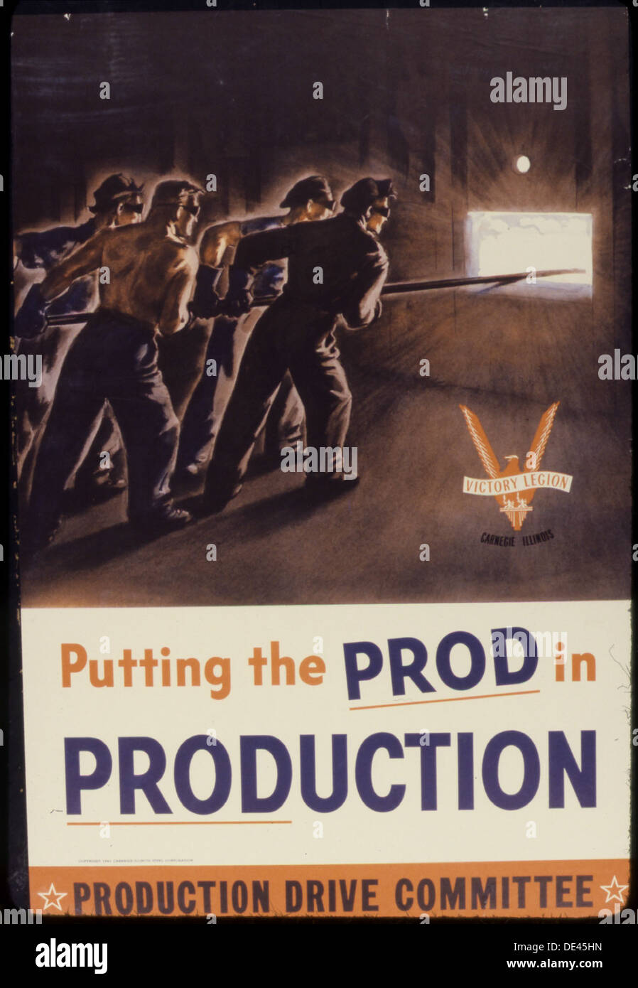 This World War II American propaganda poster promotes a sense of ...
