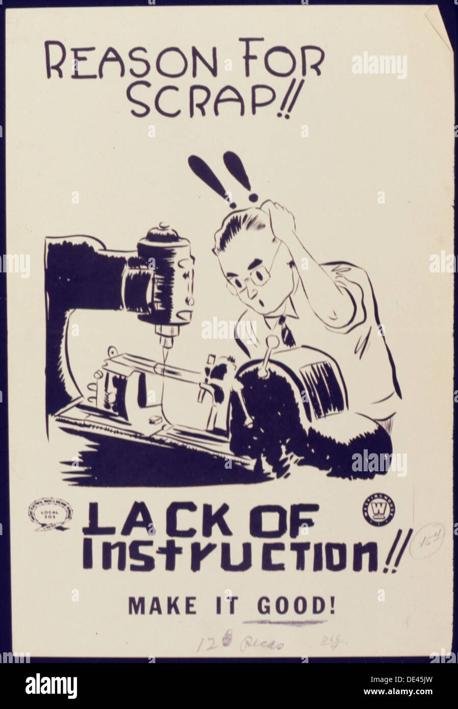 This World War II propaganda poster highlights the importance of proper ...