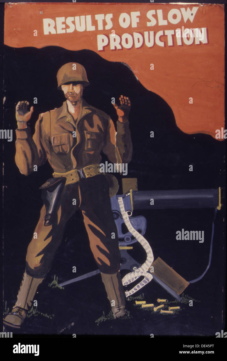 This World War II-era propaganda poster highlights the consequences of ...