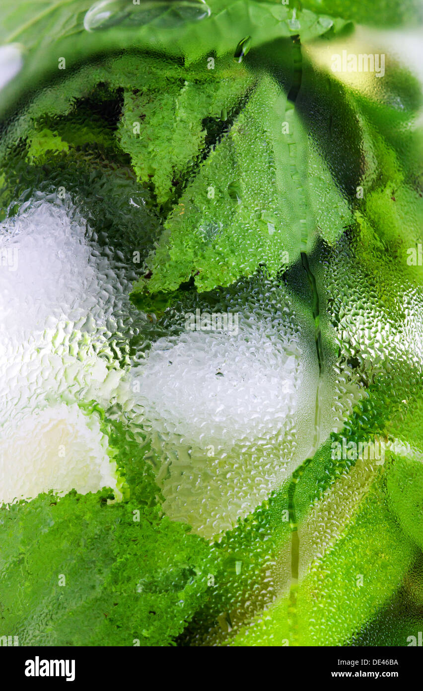 mojito, cocktail, texture Stock Photo - Alamy