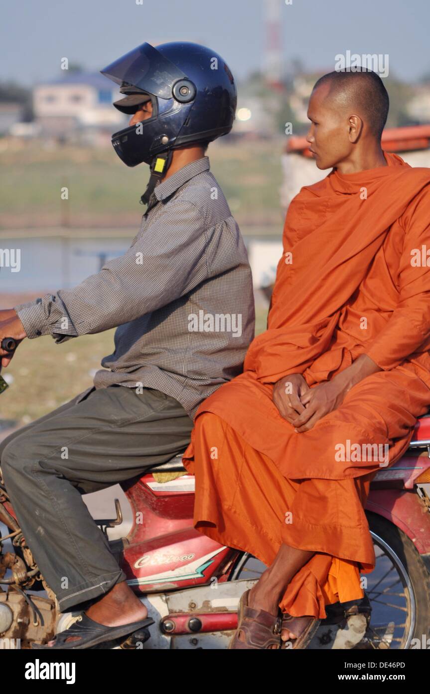 Monk on motorcycle hi-res stock photography and images - Alamy