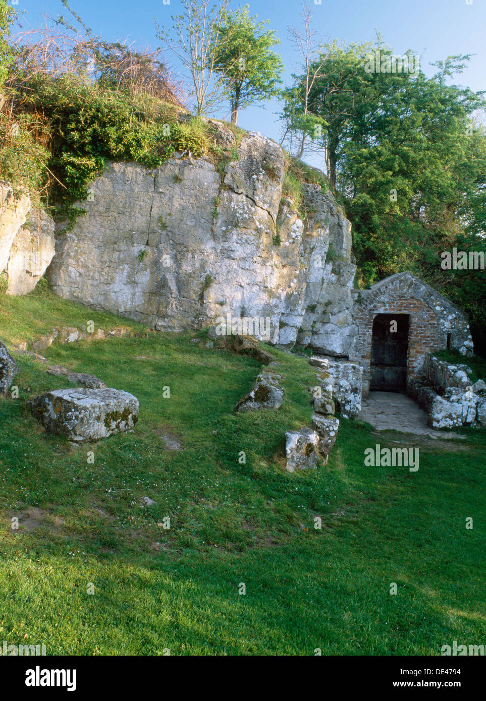 Ffynnon Seiriol, Anglesey: holy well at Penmon Priory associated with ...