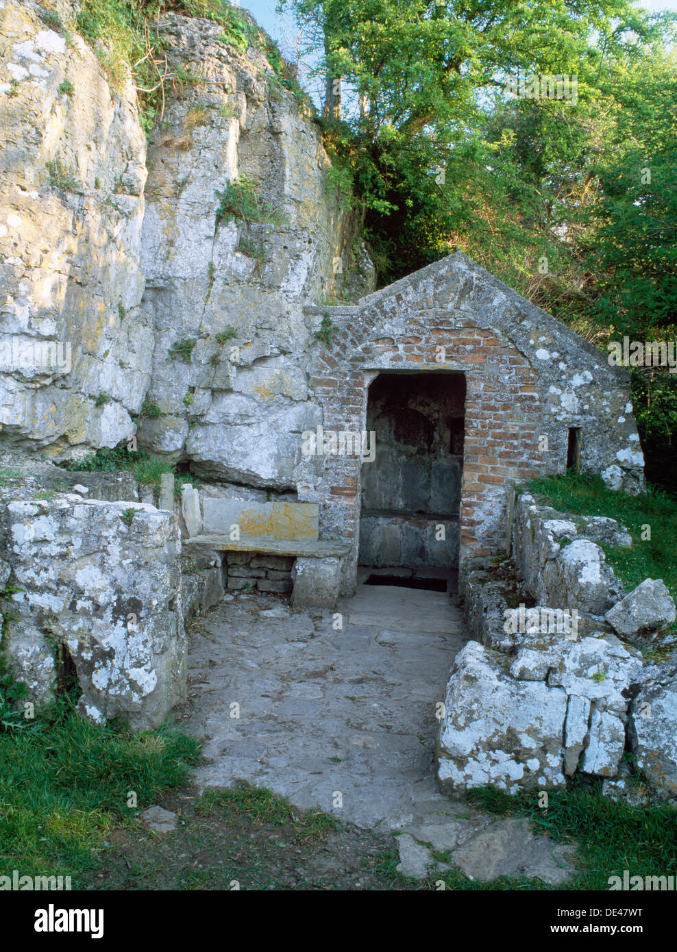 Ffynnon Seiriol, Anglesey: holy well at Penmon Priory associated with ...