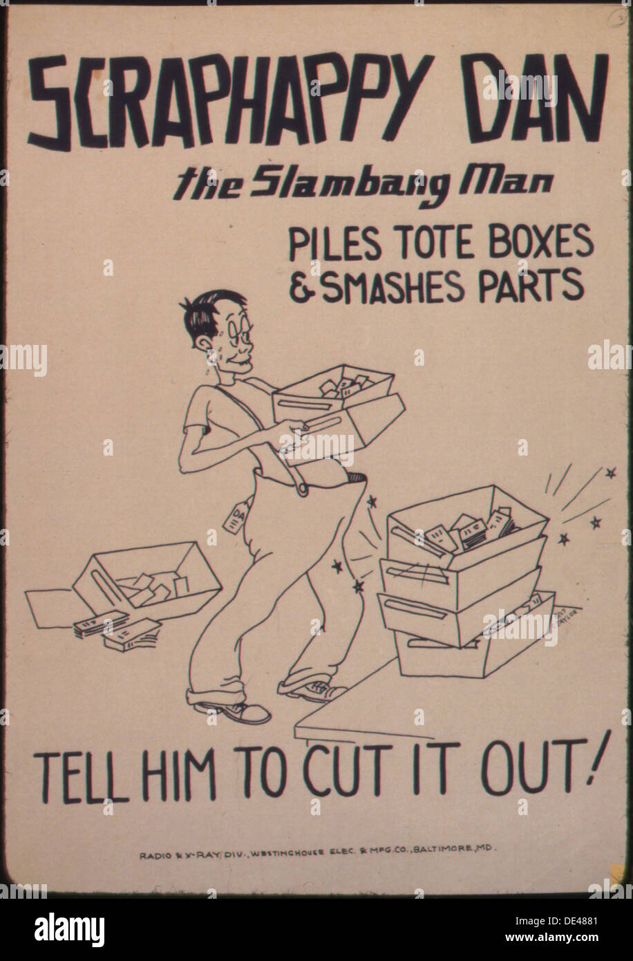 This World War II propaganda poster warns against reckless behavior in ...