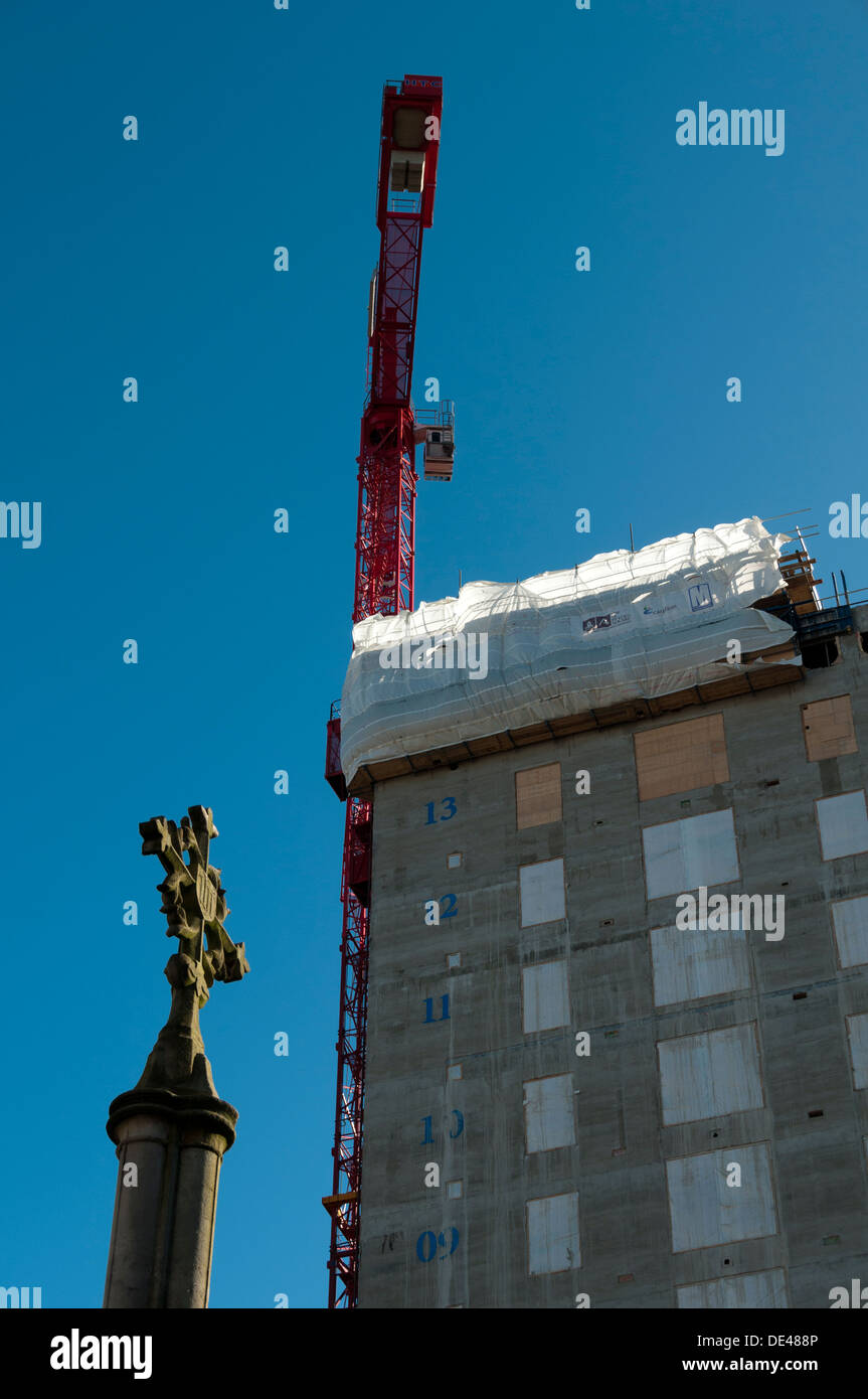 Core structure of the 'No.1 St. Peter's Square' office block under ...