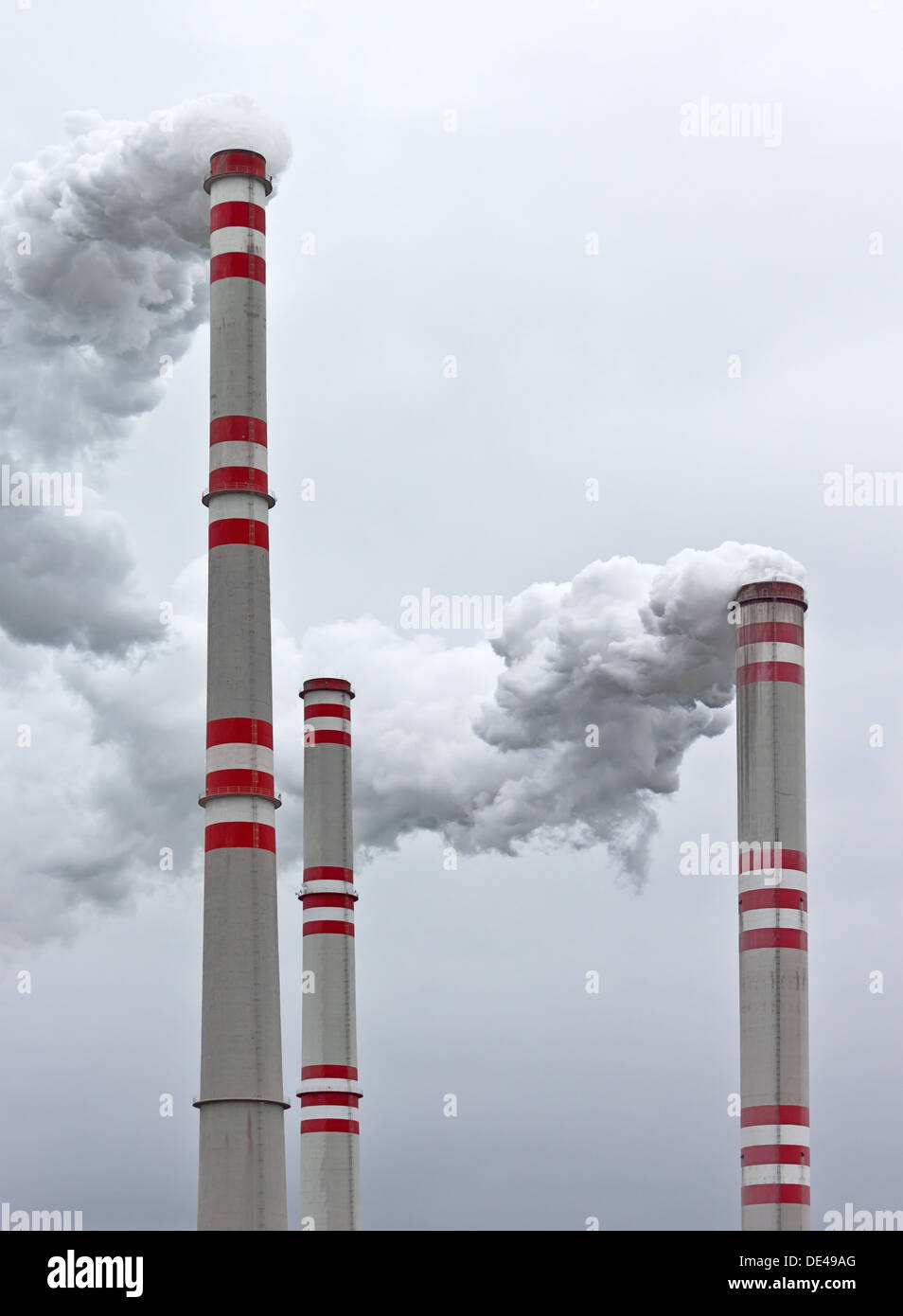 Smoking chimneys smoke stacks industrial hi-res stock photography and ...
