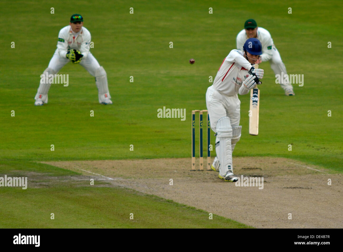 Old Trafford, Manchester, UK. 11th Sep, 2013. Luis Reece (Lancashire ...