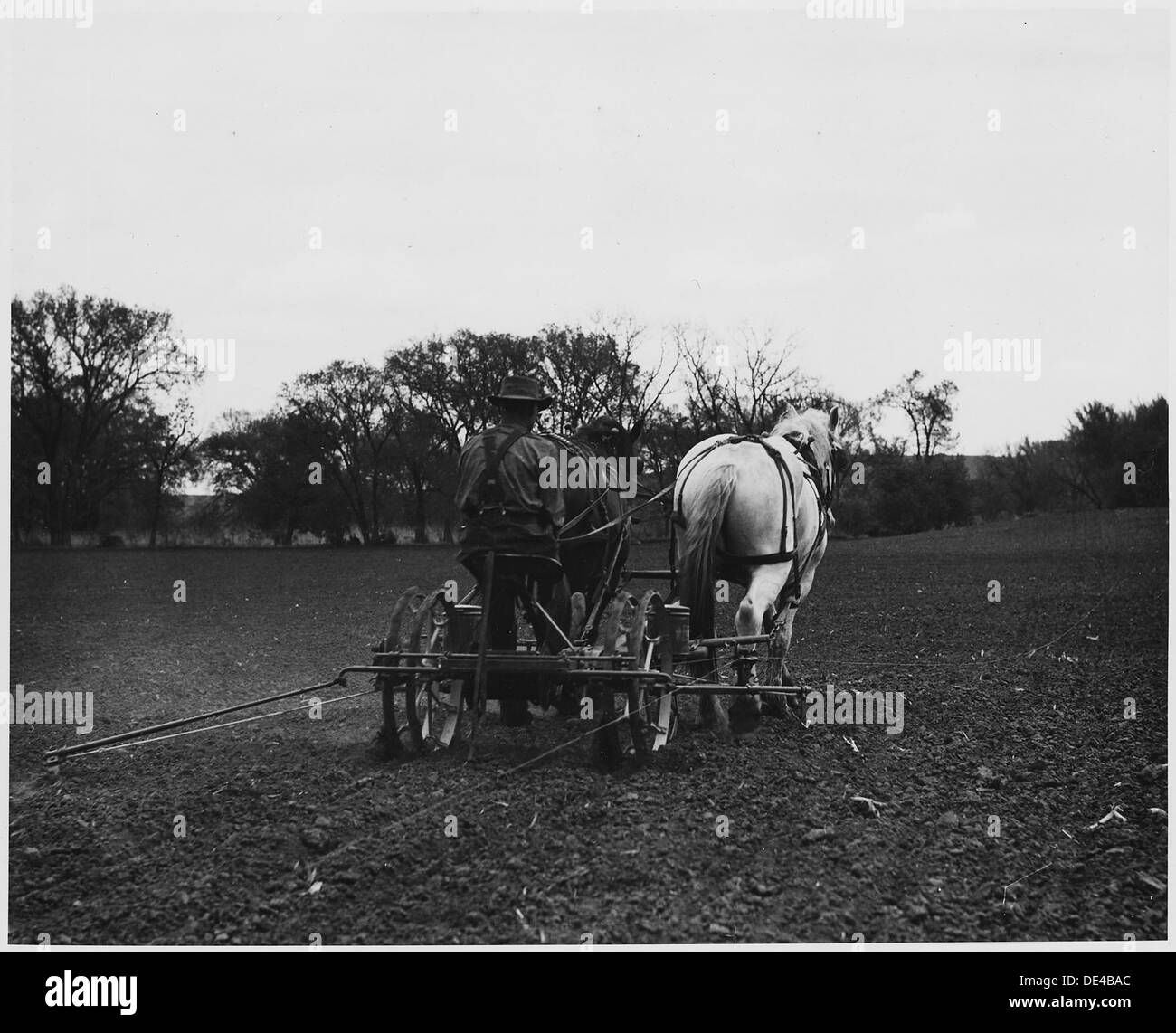 A common type of corn planter in Shelby County, Iowa, designed to drop ...