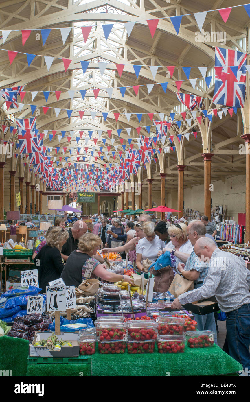 Barnstaple pannier market hi-res stock photography and images - Alamy