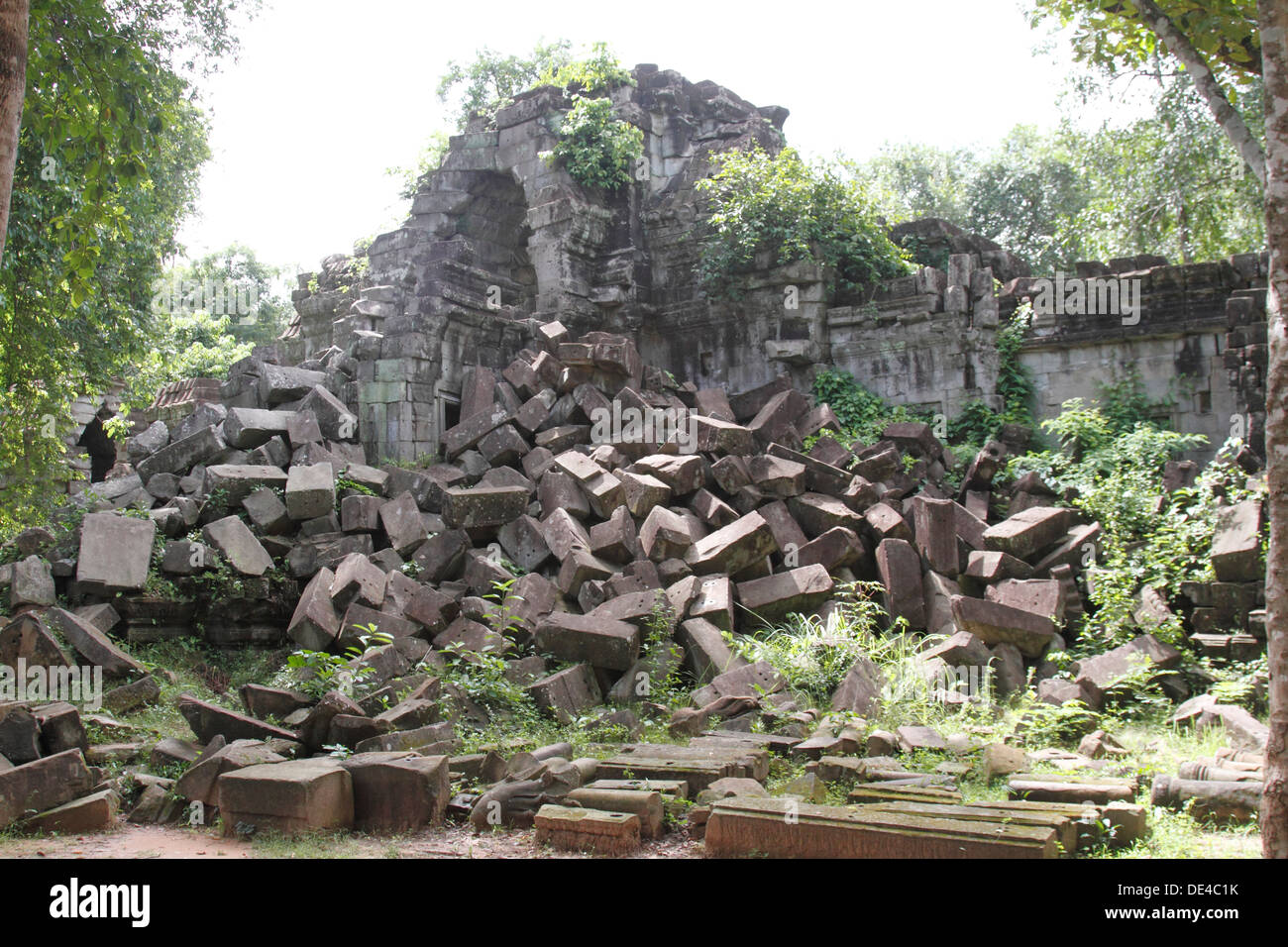 Beng Melea Temple (Hindu and Buddhist), Angkor, Siem Reap, Cambodia ...
