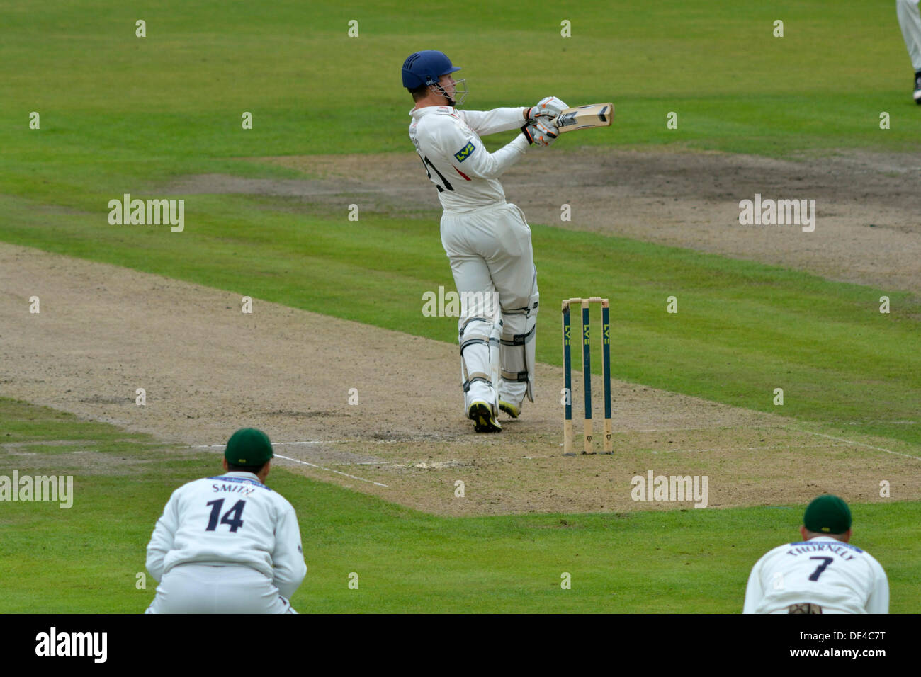 Old Trafford, Manchester, UK. 11th Sep, 2013. Luis Reece (Lancashire ...