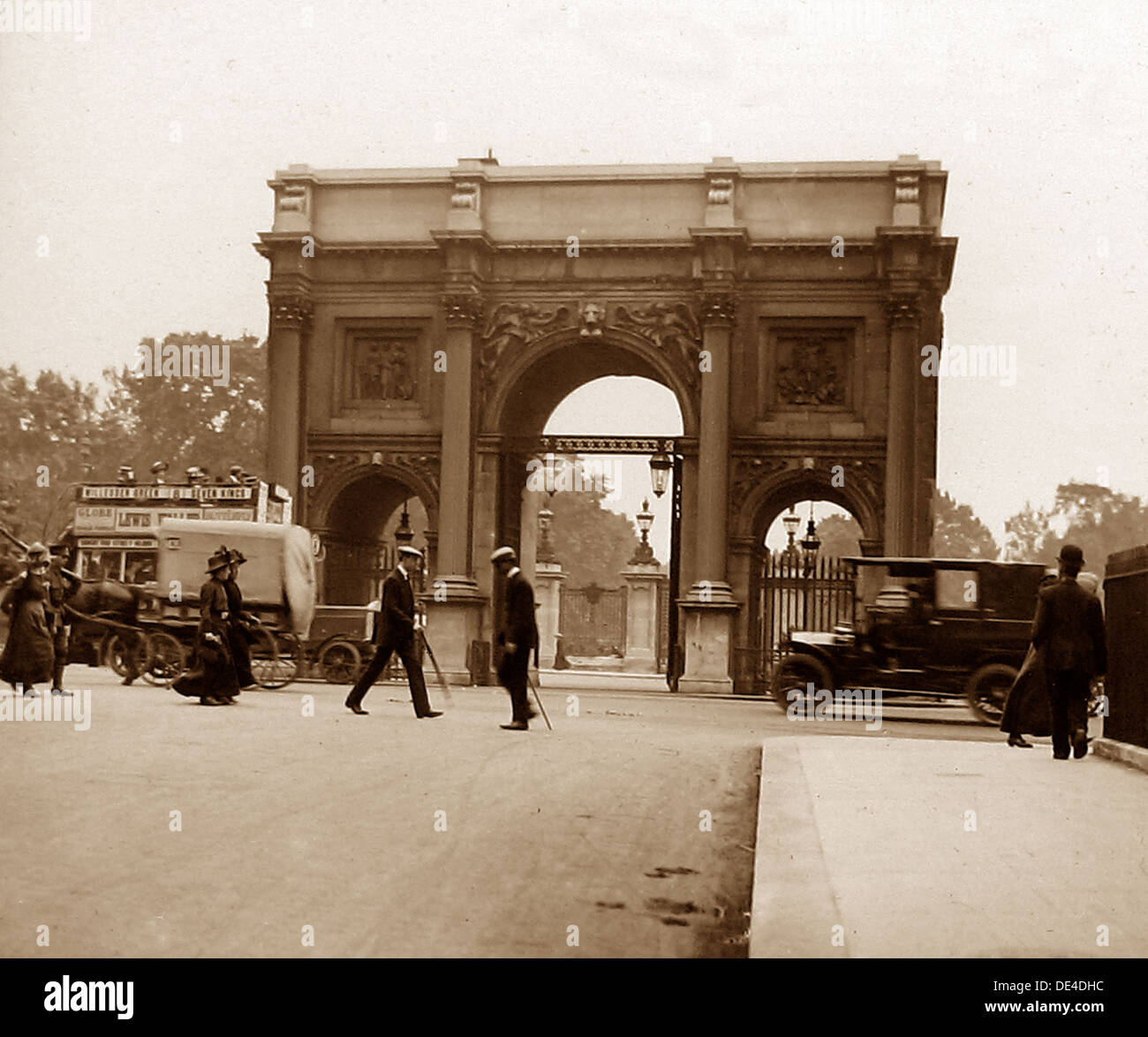 London Marble Arch early 1900s Stock Photo - Alamy