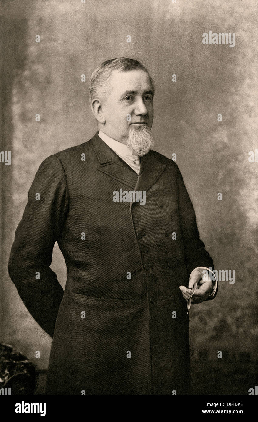 Lew Wallace, Governor of New Mexico Territory. Photograph Stock Photo ...