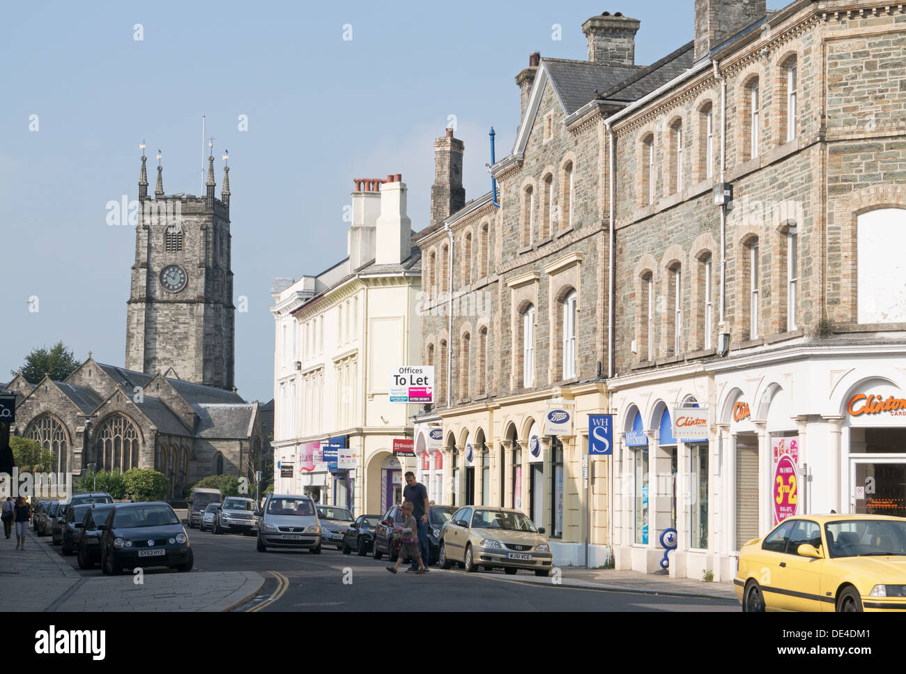 Tavistock town centre hi-res stock photography and images - Alamy