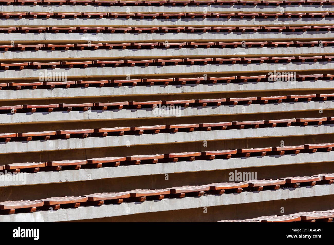 Many of seats in the audience hall in the open air Stock Photo - Alamy