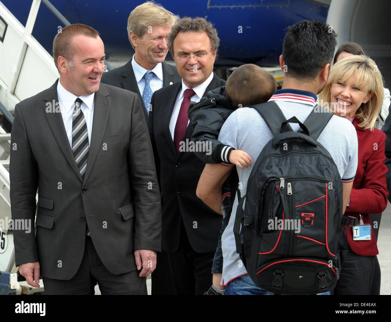 Hanover, Germany. 11th Sep, 2013. German Federal Interior Minister Hans ...