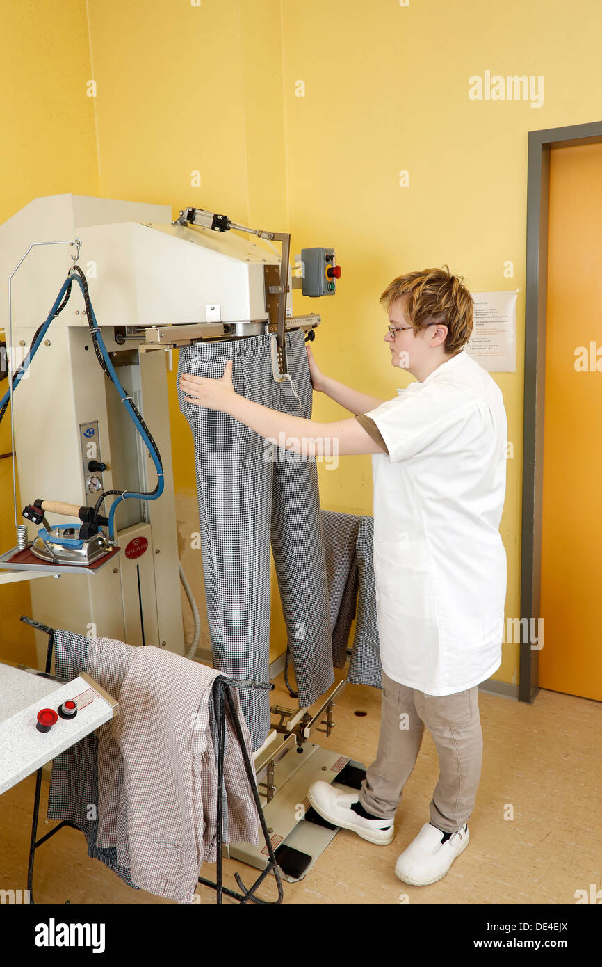 Moers, Germany, trainee housekeeper Stock Photo - Alamy