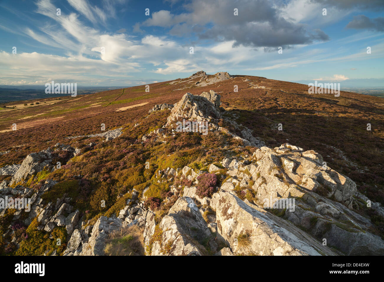 The Stiperstones in Shropshire, England Stock Photo - Alamy