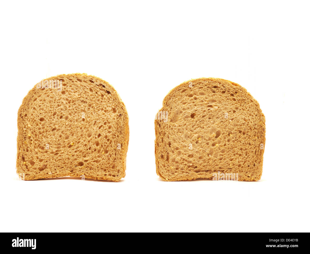 Bread on a white background Stock Photo - Alamy