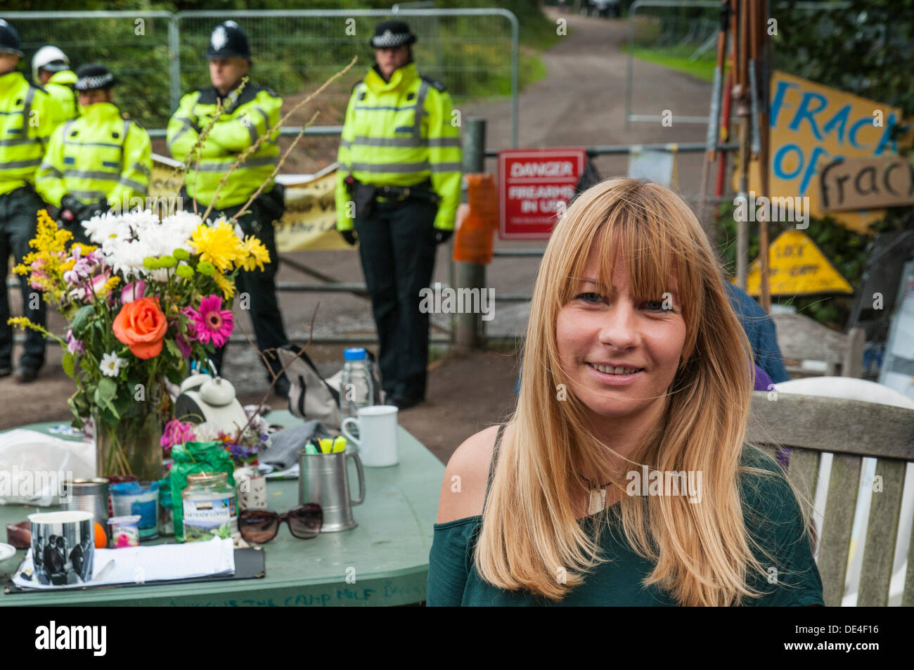 Balcombe, West Sussex. 11th Sep, 2013. Laura Bowden, sitting pretty ...