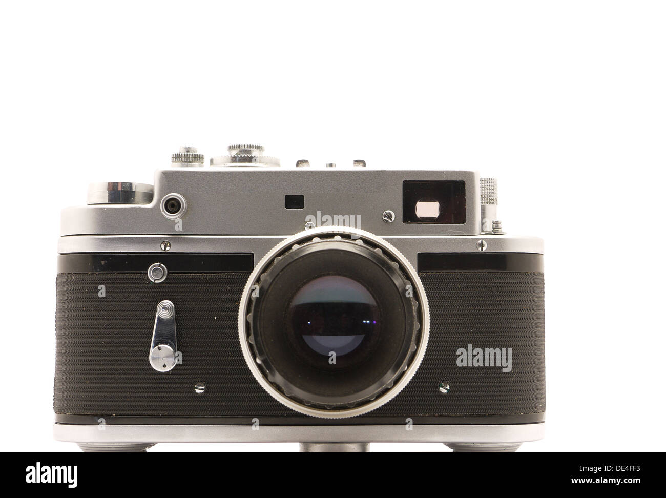 Camera on a white background Stock Photo - Alamy