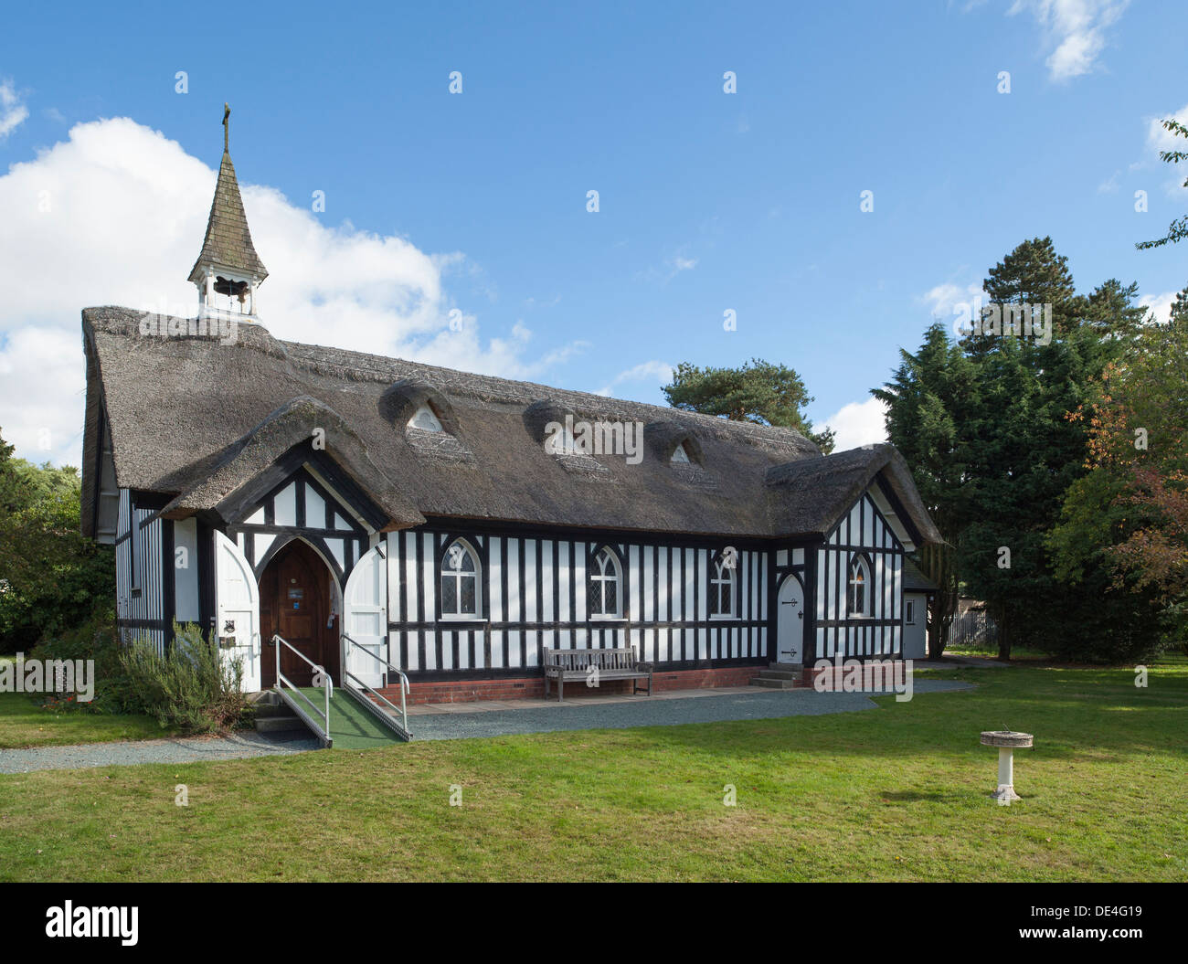 All Saints Church in Little Stretton, Shropshire, England Stock Photo ...